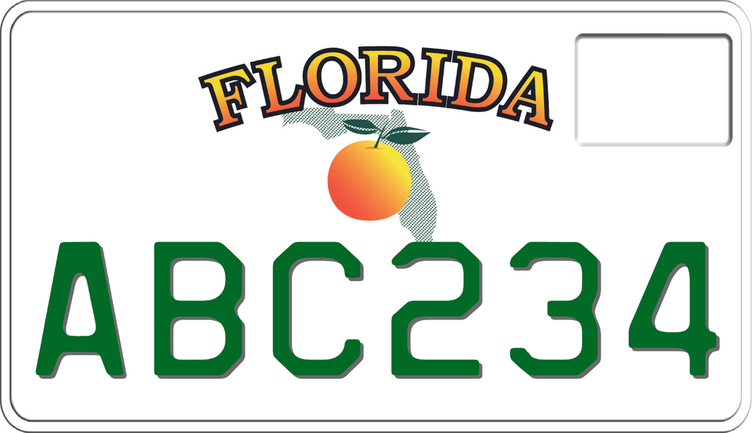 Florida Motorcycle Specialty License Plate | Florida License Plate ...