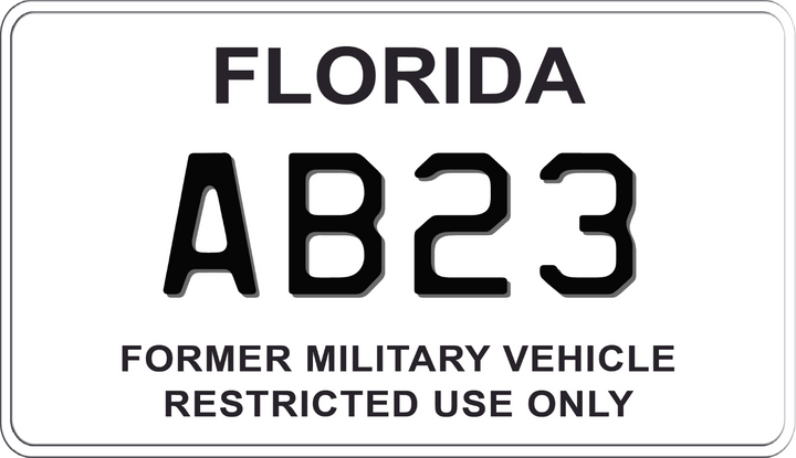 Florida Motorcycle Specialty License Plate | Florida License Plate ...